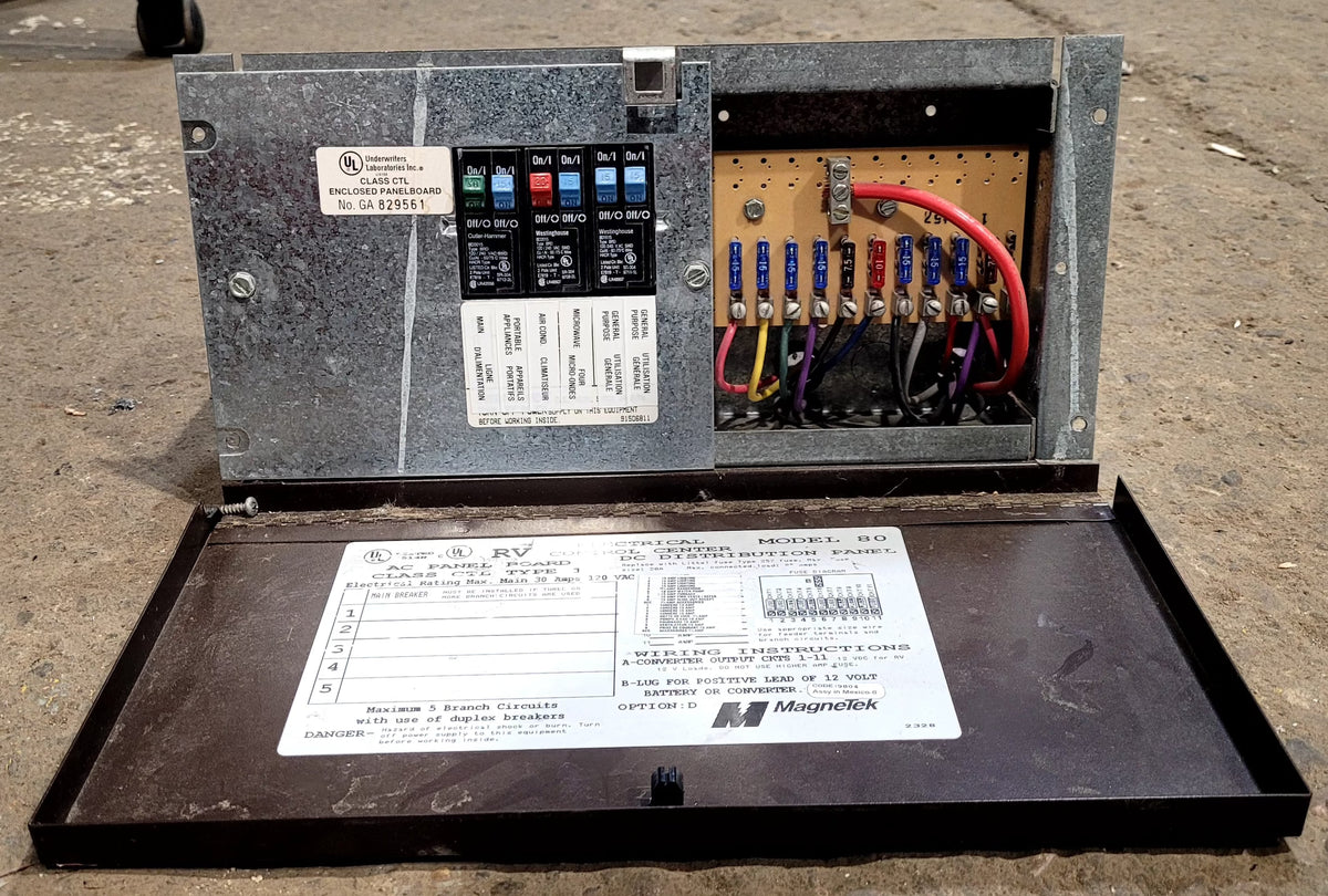 Buy Used 30 AMP MAGNETEK DC Distribution Panel - Model 80 Online ...