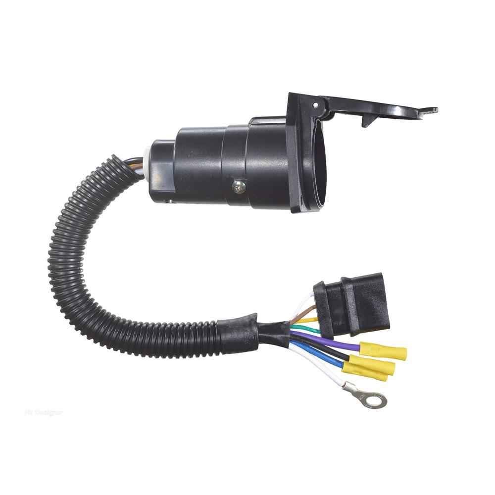 Buy 4-Way Flat 7-Way RV Socket-Pkg Online - Young Farts RV Parts