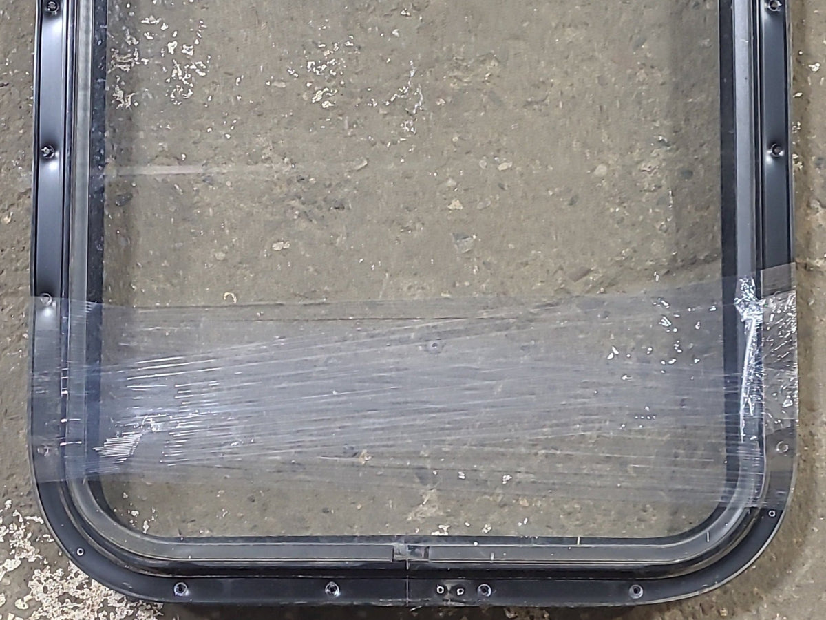 Buy Black Radius Non Opening Window : 19 3/4" W X 23 1/2" H X 1 1/2" D ...