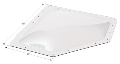Buy Icon Neo Angle Skylight 4 Inch High Bubble Type Dome 15" x 28 ...