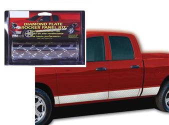 Buy Rocker Panel Molding Trimbrite T1840 Diamond Plate Rocker Panel Kit ...