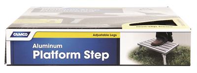 Buy Step Stool Camco 43676 One Step, With Foldable Legs, 19" Width × 14 ...