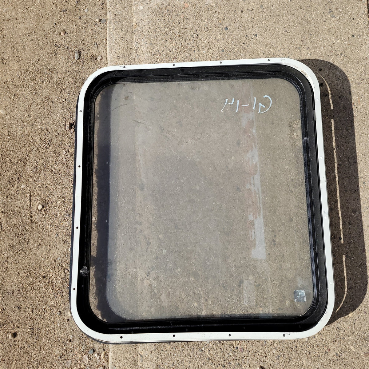 Buy Used Black Radius Non-Opening Window : 24 1/4 X 22 X 2" D Online ...
