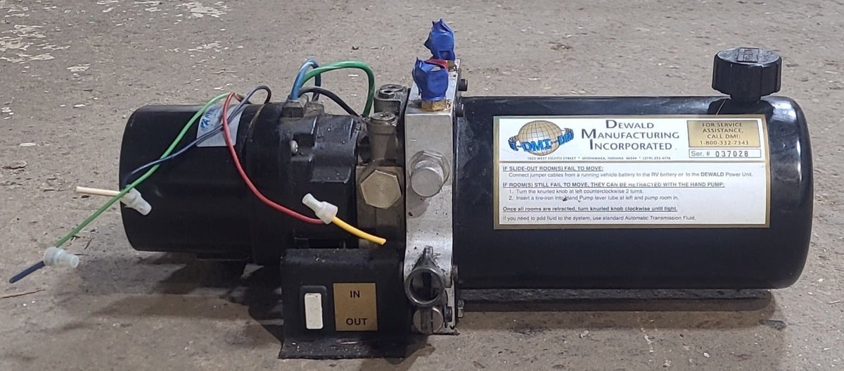 Buy Used Dewald RV Slide Out Hydraulic Pump/Motor/Tank Assembly Online ...