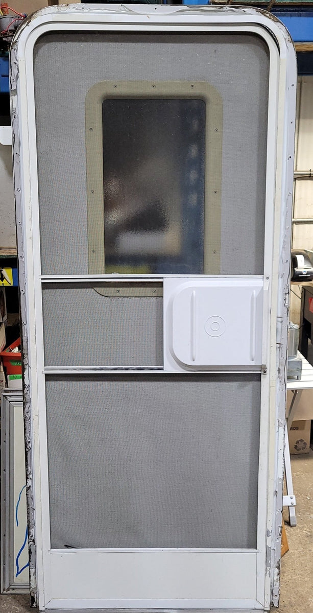 Buy Used RV Radius Entry Door 29 1/2" W x 72" H Online - Young Farts RV ...