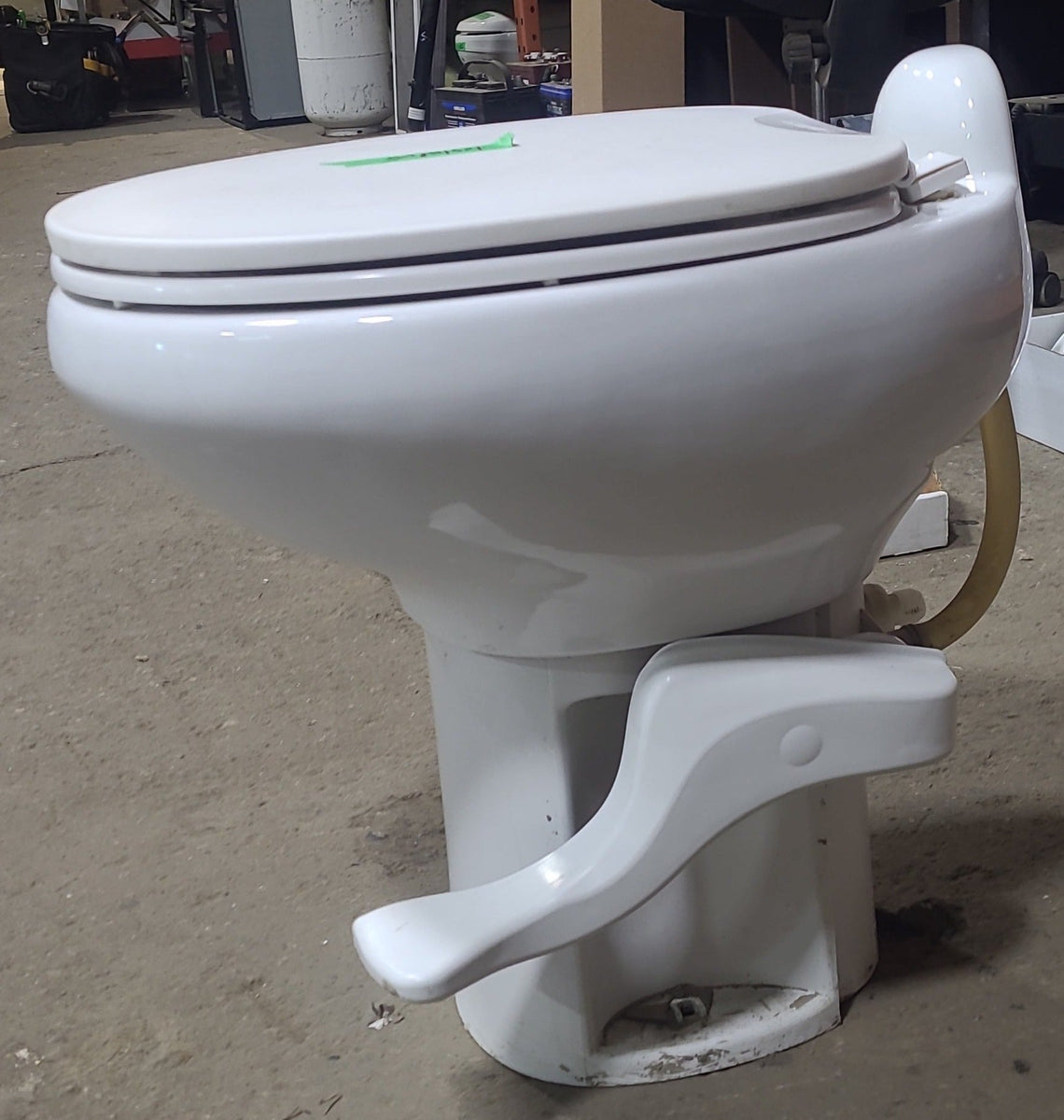 Buy Used Toilet Complete Thetford Aqua-Magic II - Foot Flush, High ...