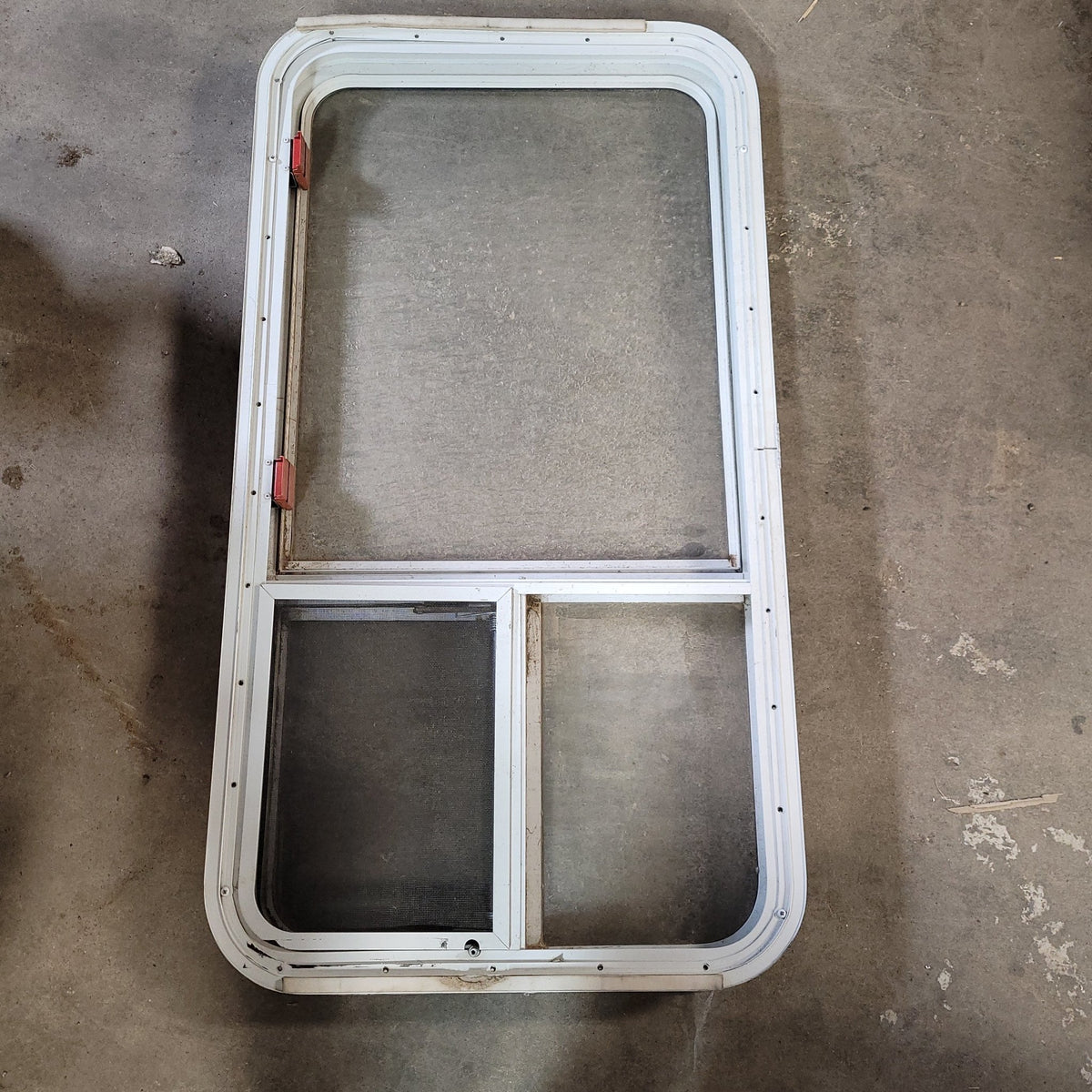 Buy Used White Radius Emergency Opening Window : 21 1/2 X 41 1/2 X 2" D ...