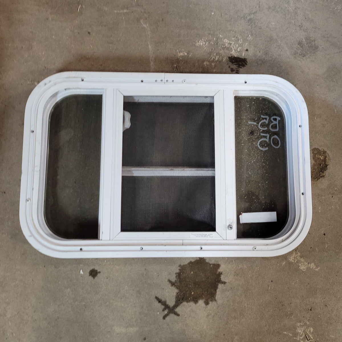 Buy Used White Radius Opening Window : 23 1/2 X 14 3/4 X 2" D Online ...